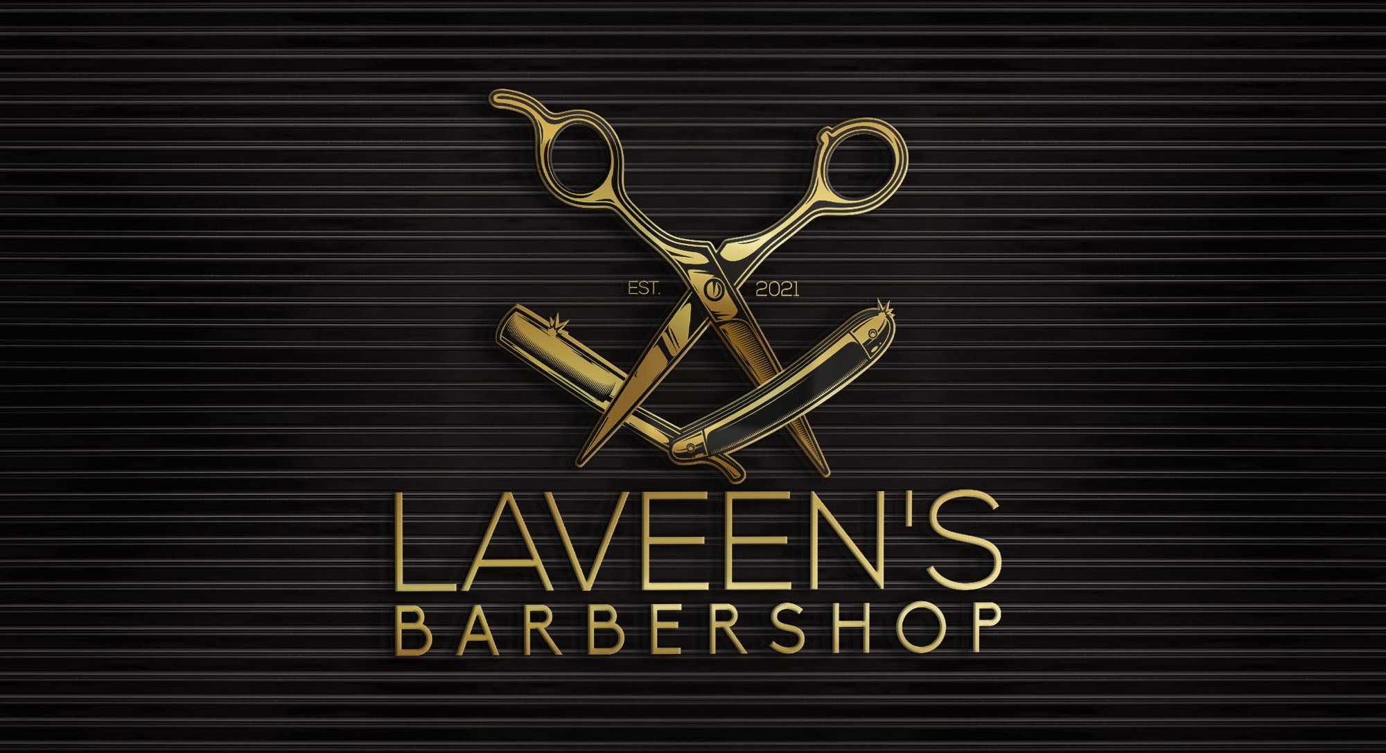 Laveen's Barbershop logo